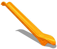 Commercial Playground Slides - Straight & Spiral Plastic Tube Slides